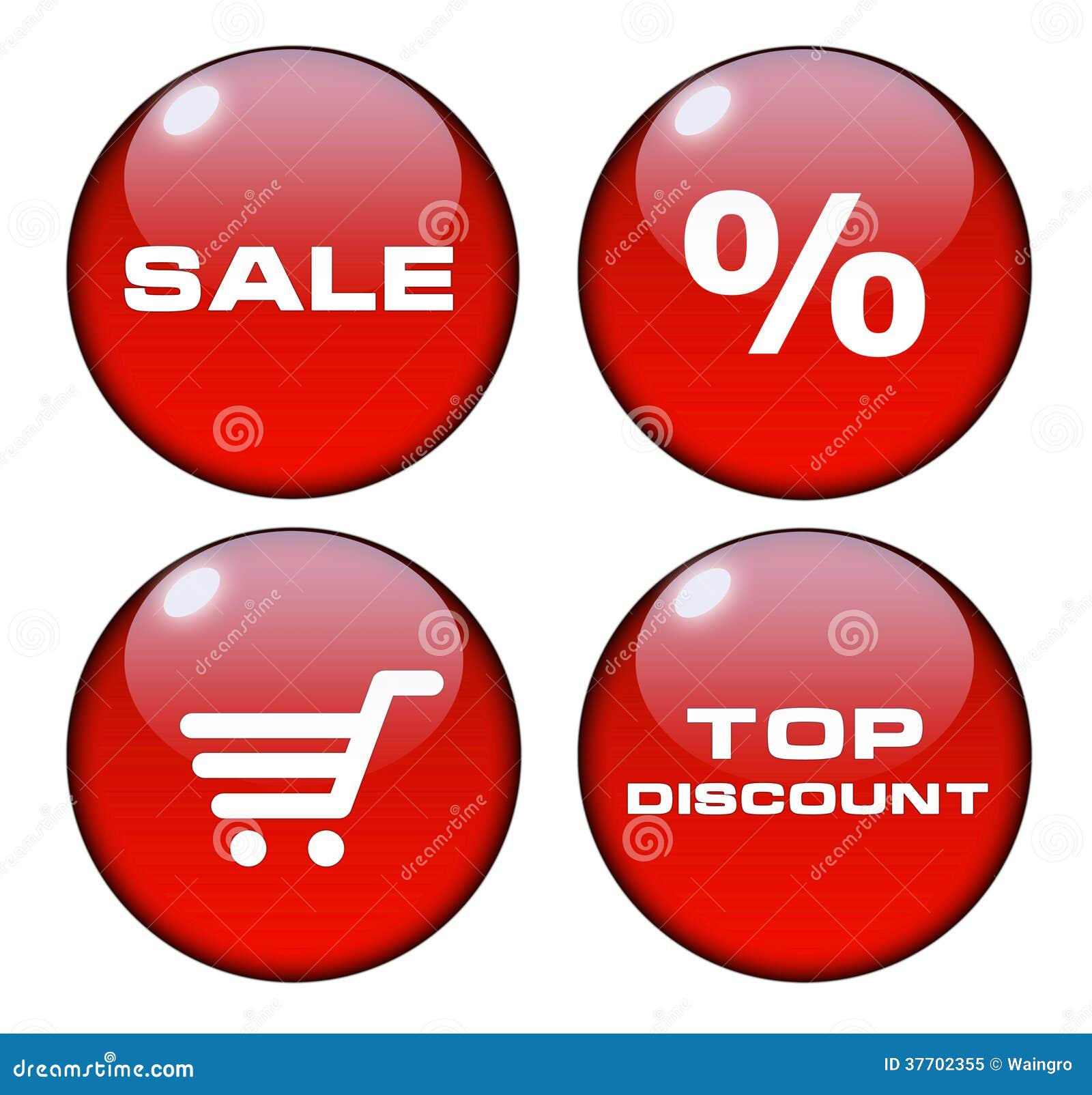 Marketing buttons stock illustration. Illustration of shopping - 37702355