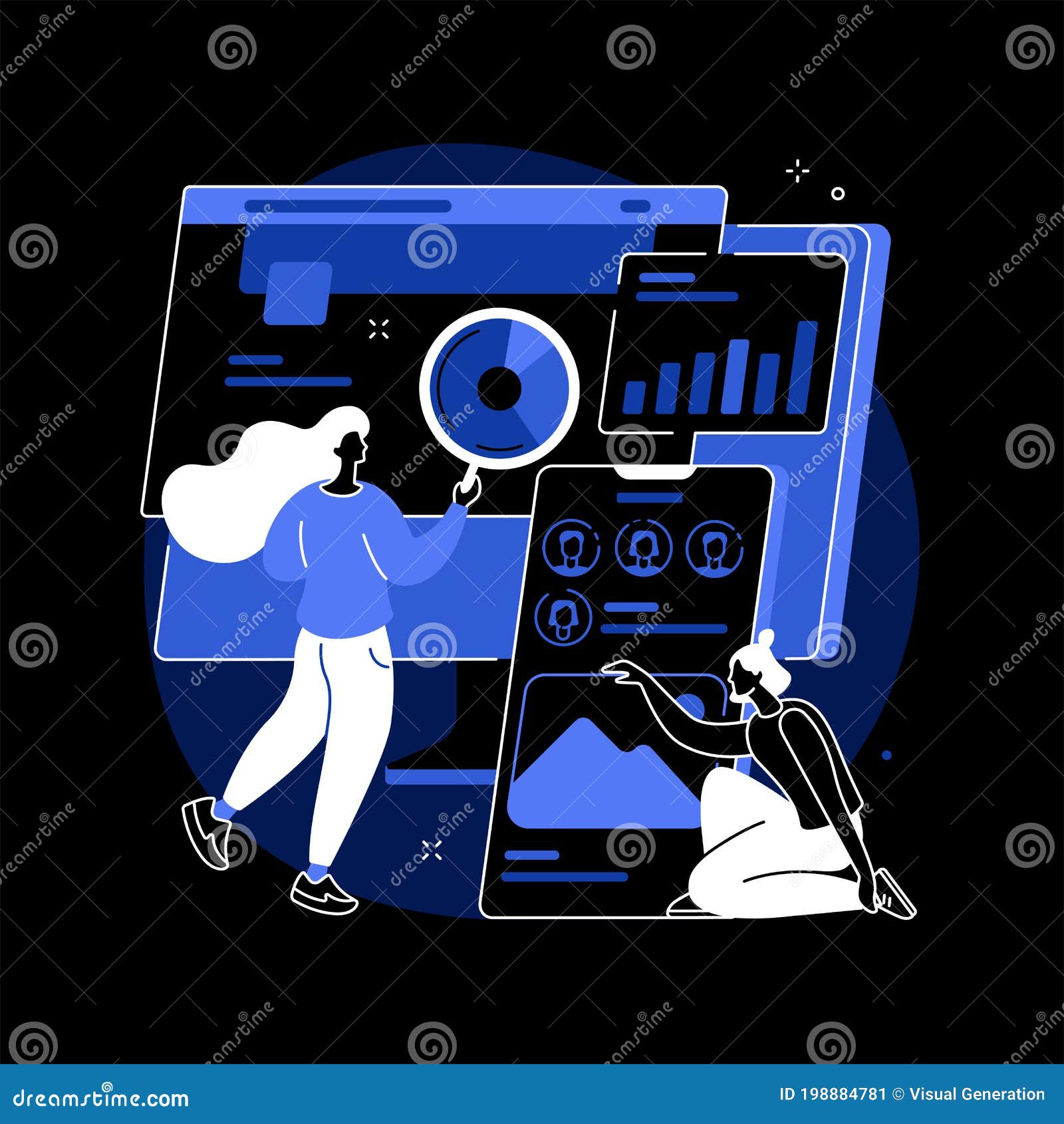 Marketing Campaign Management Abstract Concept Vector Illustration ...