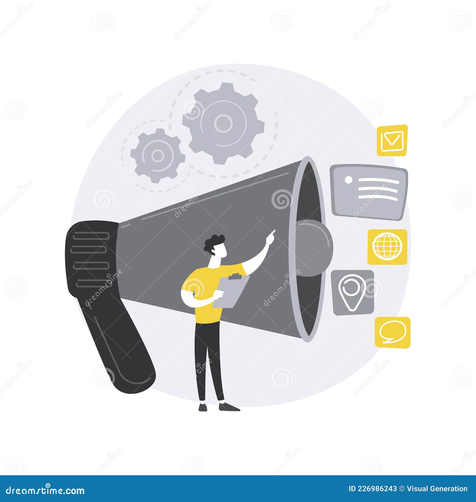Marketing Campaign Management Abstract Concept Vector Illustration ...