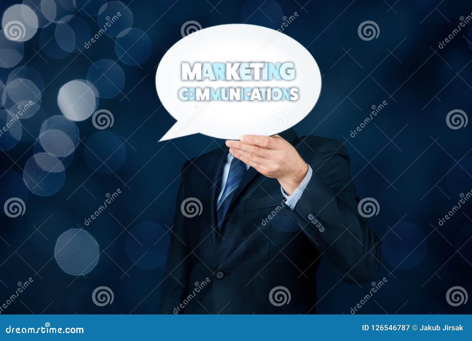 Marketing Communications Concept Stock Image - Image of strategy, media ...