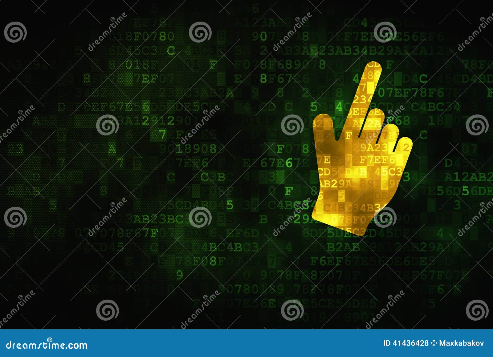 Pixelated Mouse Pointer On Royalty-Free Stock Photography ...