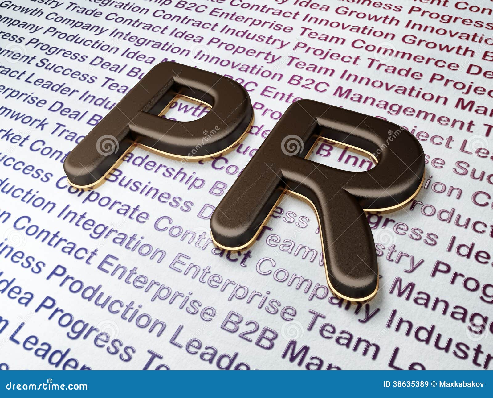 Marketing Concept: PR on Business Background Stock Image - Image of ...