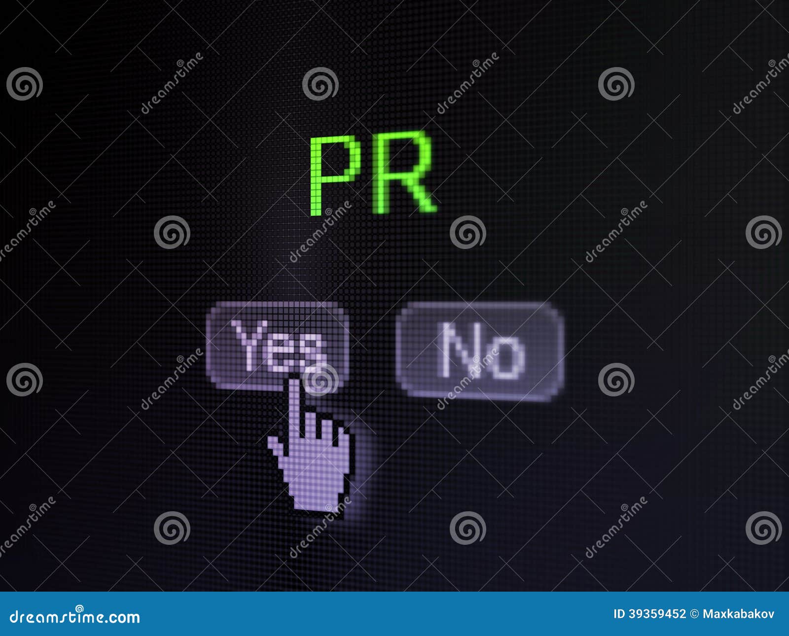 Marketing Concept: PR on Digital Computer Screen Stock Photo - Image of ...