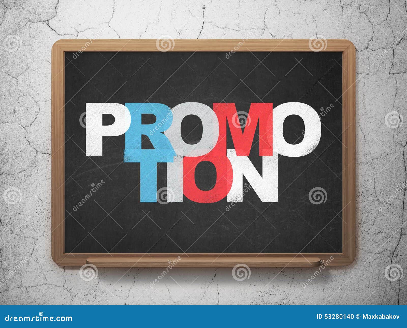 Marketing Concept: Promotion on School Board Stock Illustration ...