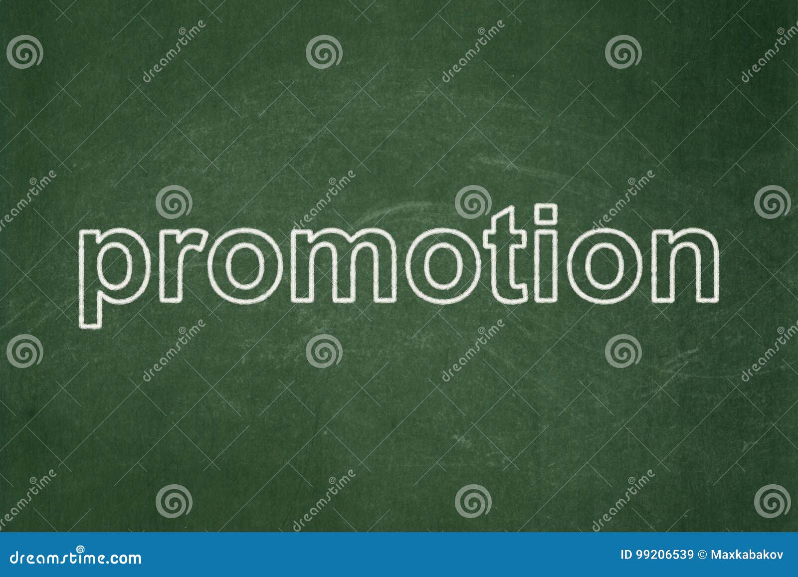 Marketing Concept: Promotion on Chalkboard Background Stock Image ...