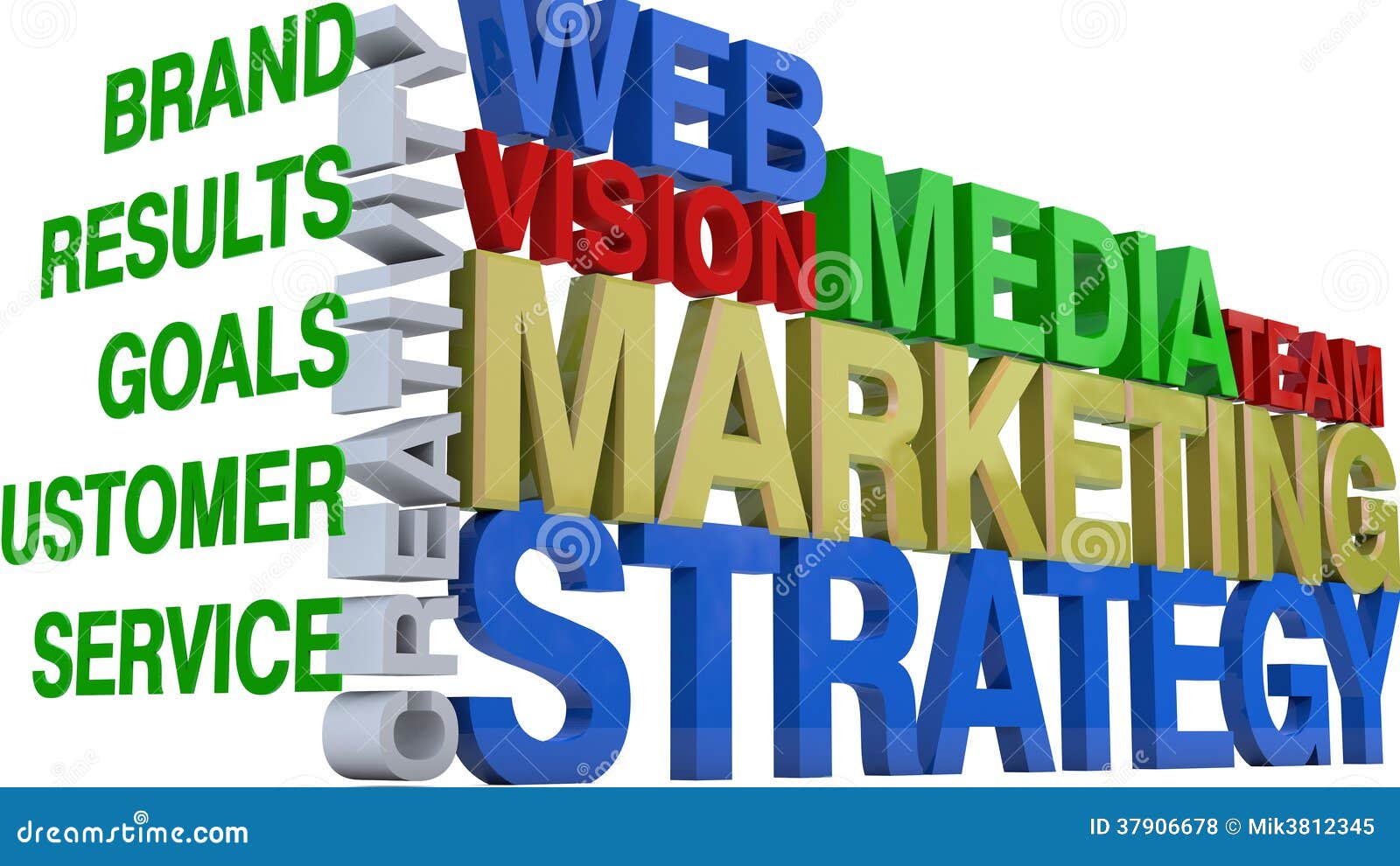 Marketing concepts stock illustration. Illustration of business - 37906678