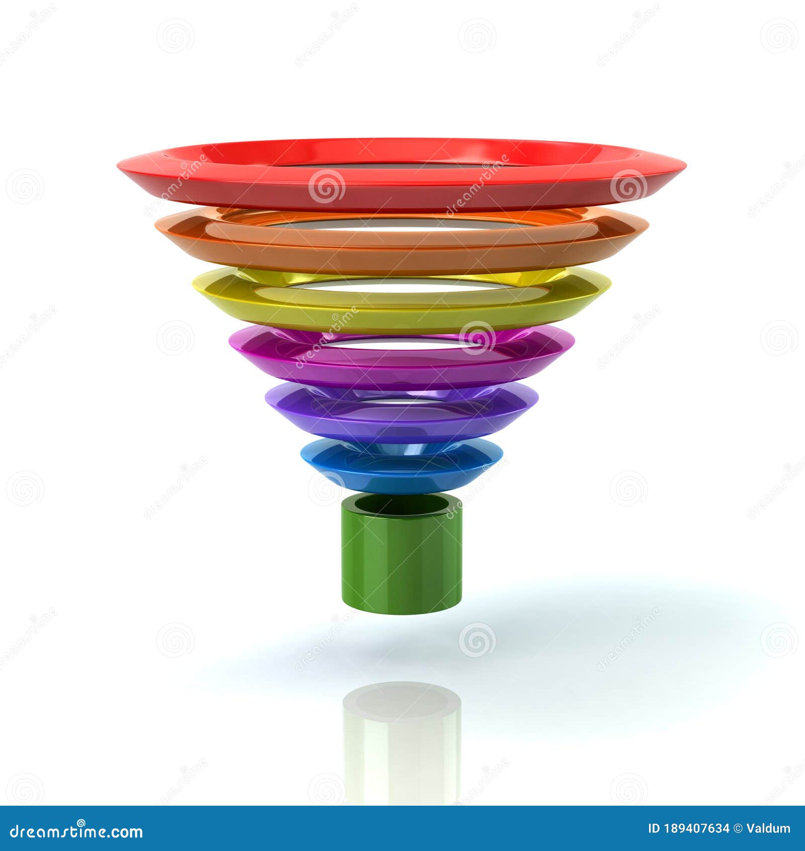 Conversion Funnel Symbol Cartoon Vector | CartoonDealer.com #93343591