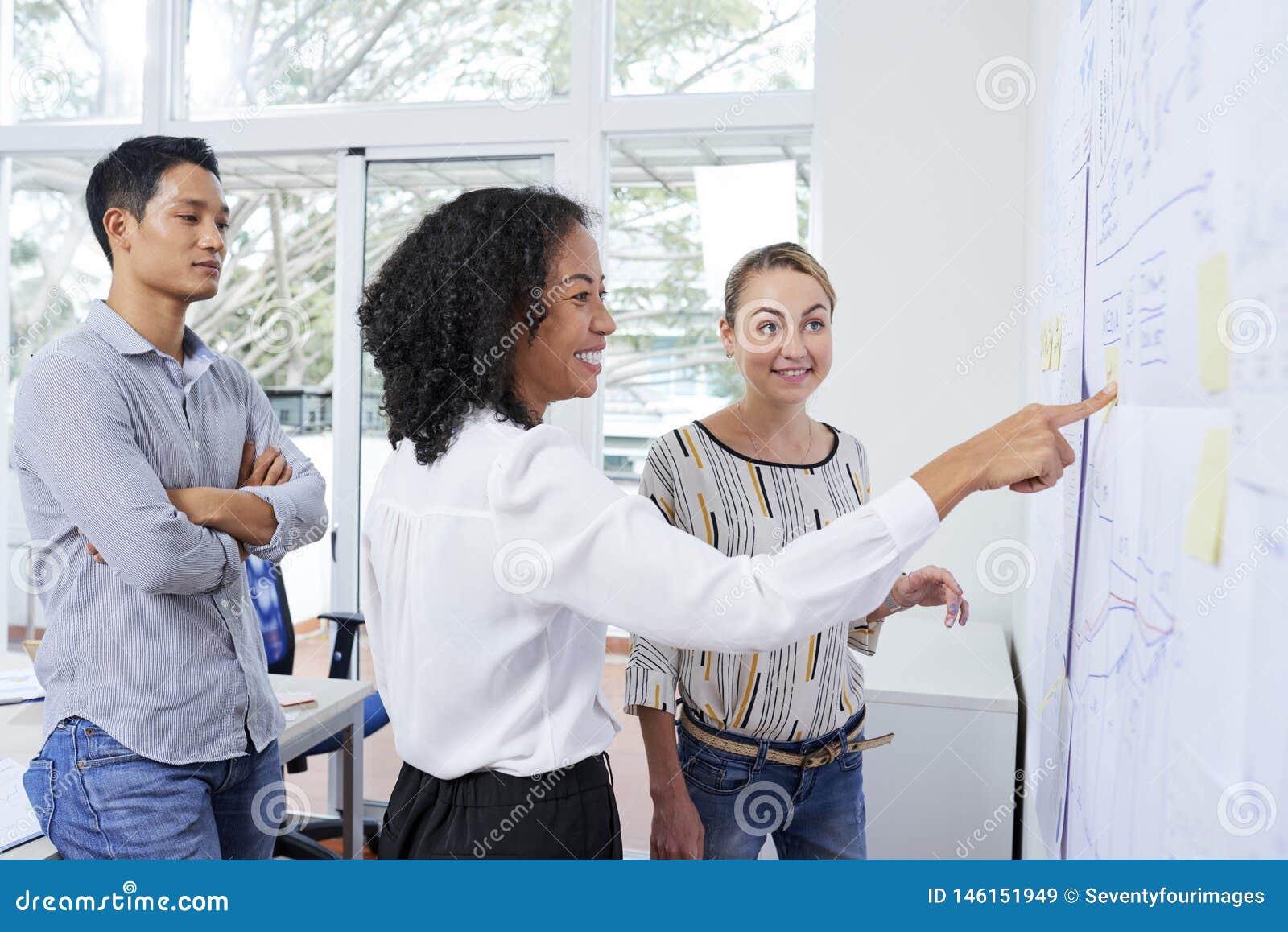 Marketing Department Managers at Work Stock Image - Image of financial ...