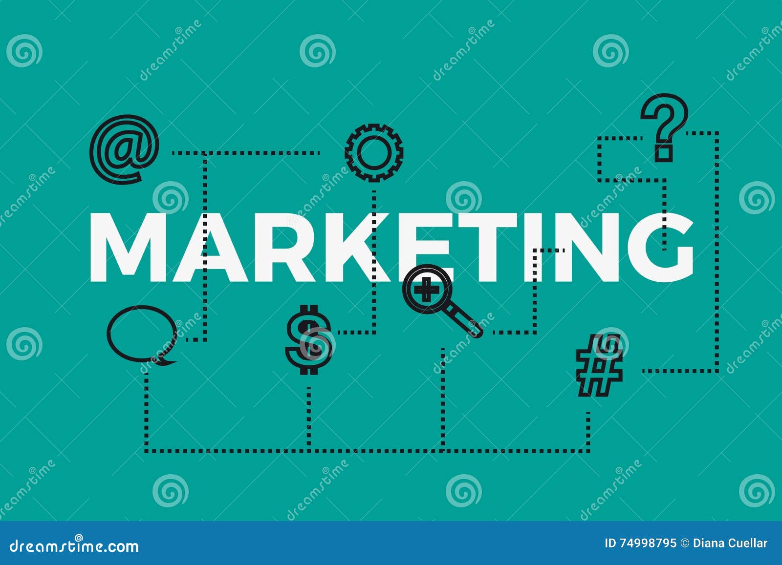 Marketing elements stock vector. Illustration of marketing - 74998795