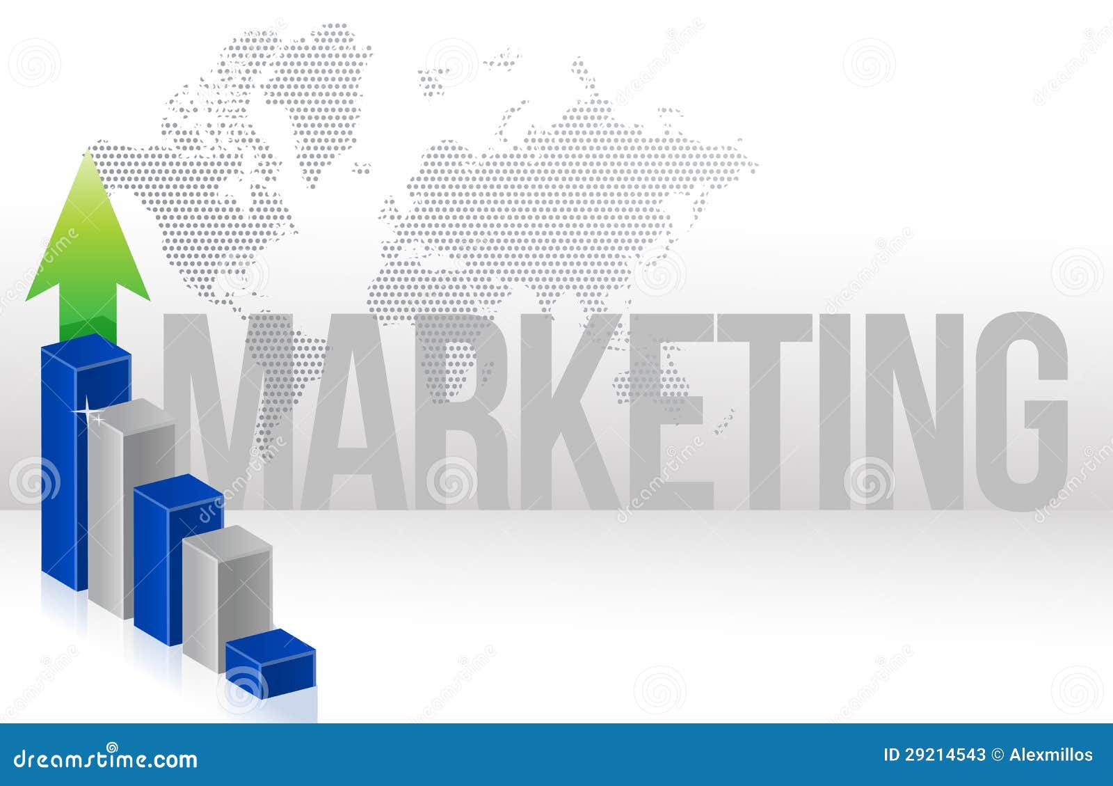 Marketing graph stock illustration. Illustration of finance - 29214543