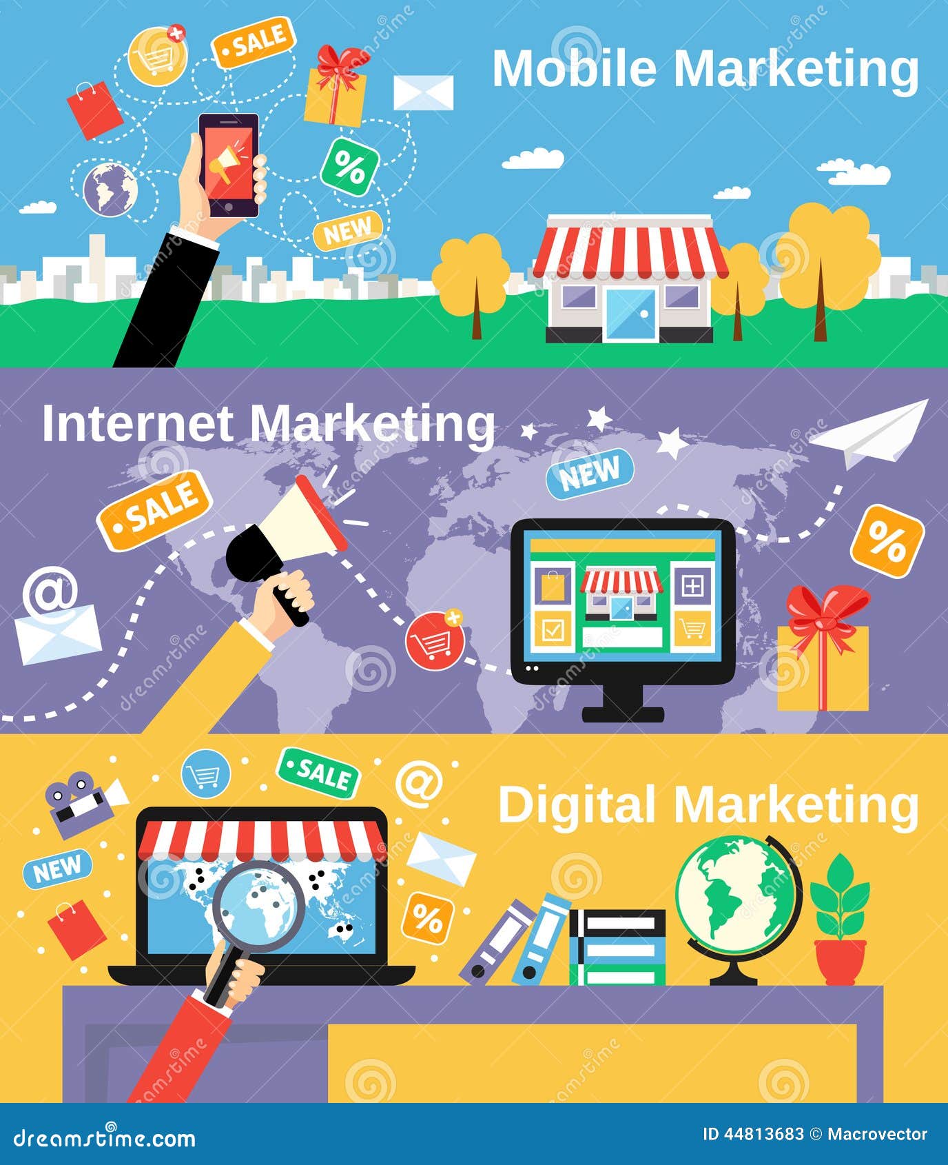 Marketing Line Vector Icons And Signs. Advertising, Strategy, Branding ...