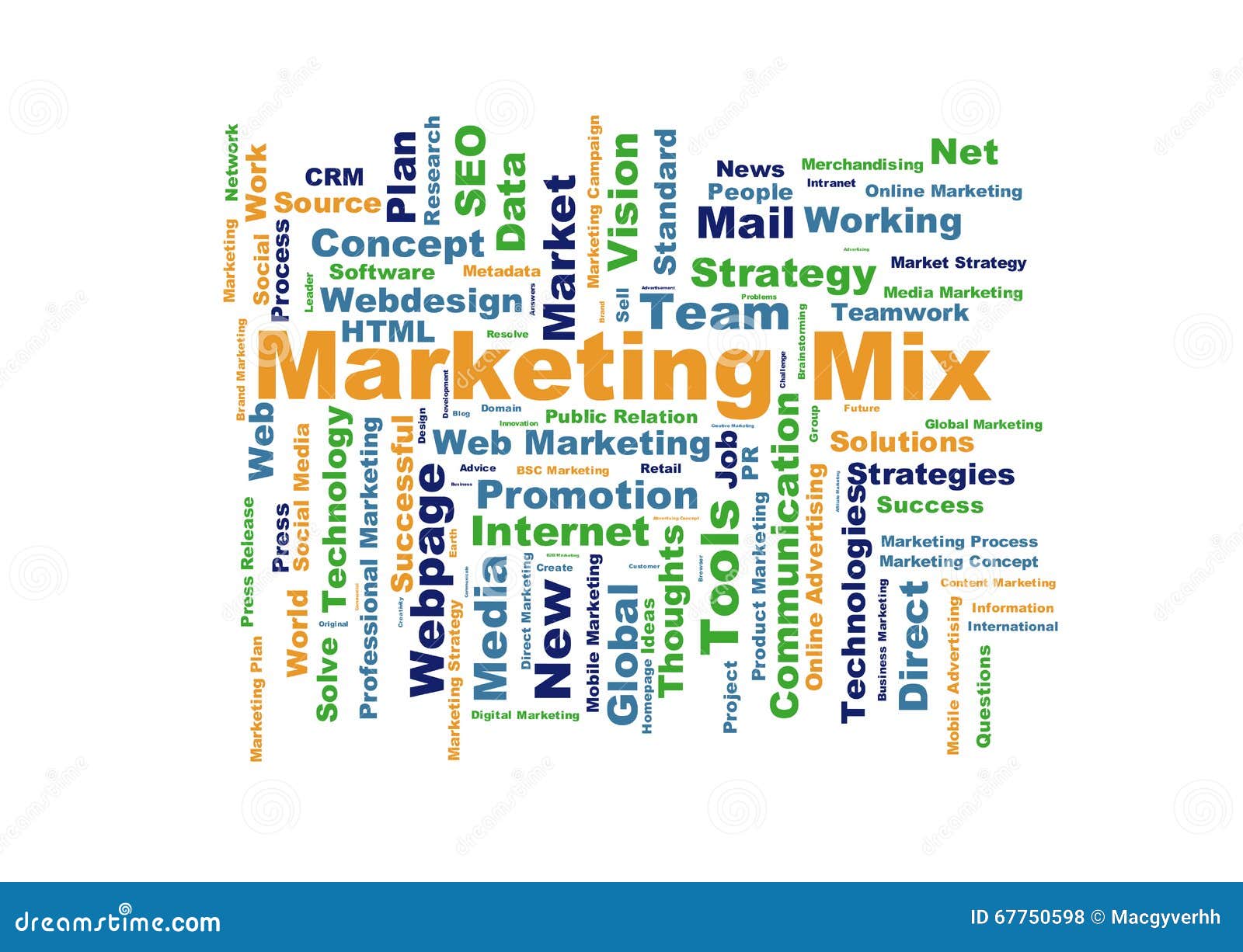 Marketing mix word cloud stock photo. Image of sell, global - 67750598