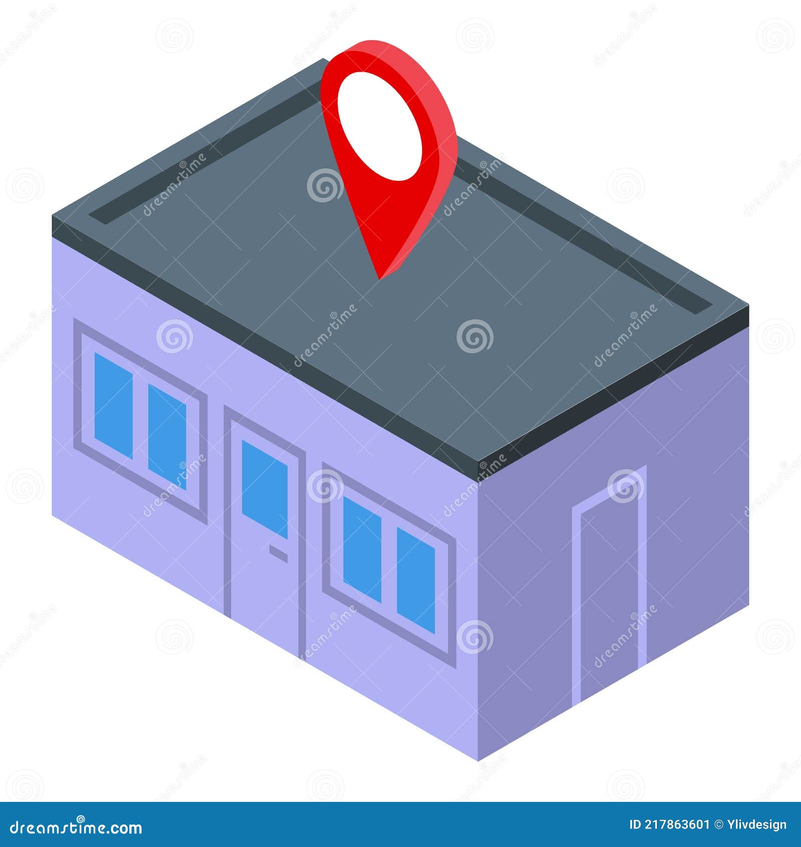 Marketing Placement Icon, Isometric Style Stock Vector - Illustration ...