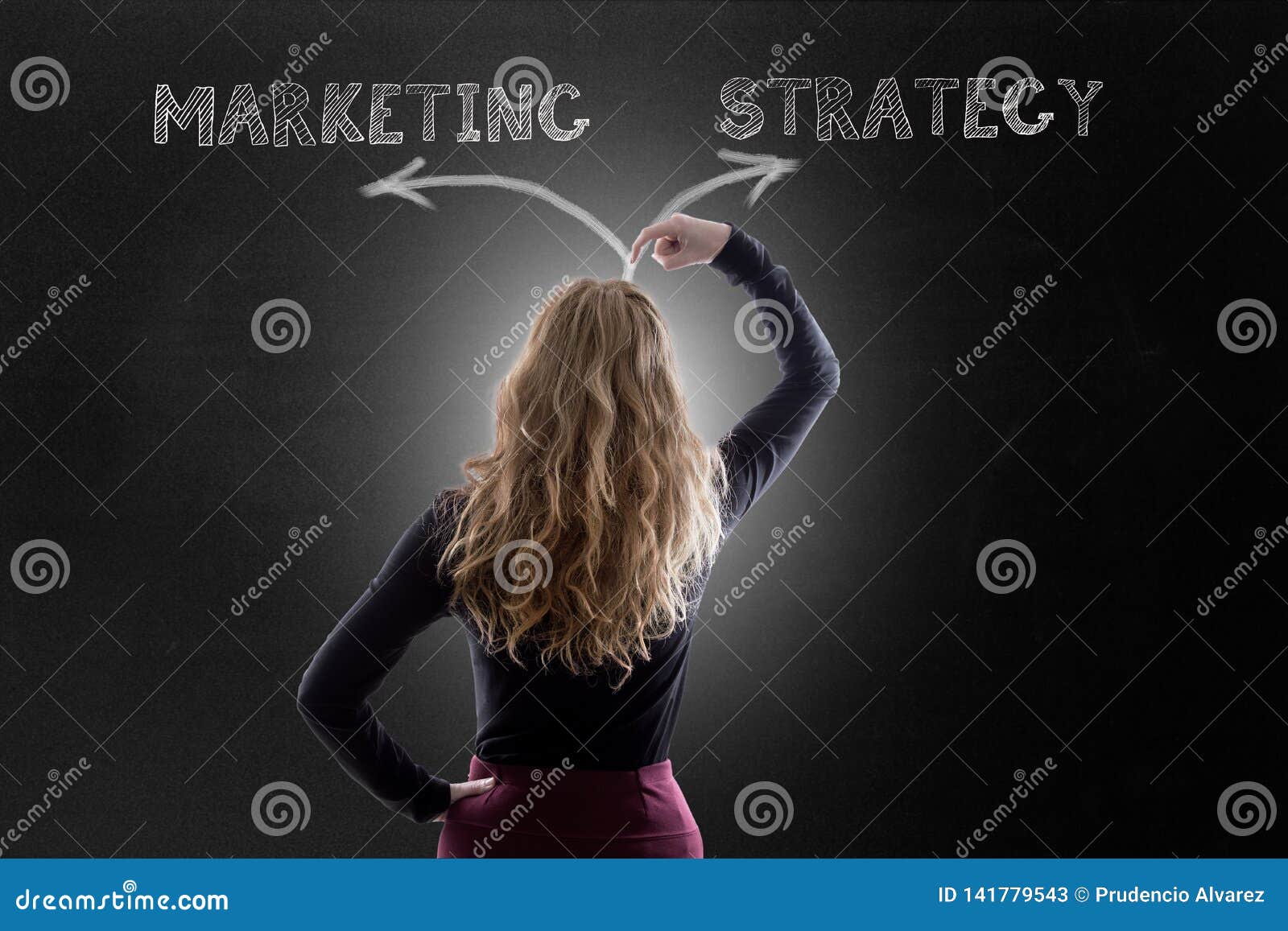 Marketing plan or strategy stock image. Image of connection - 141779543
