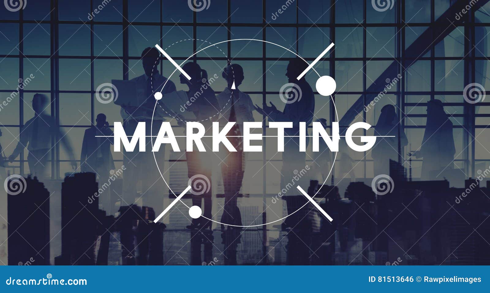 Marketing Planning Strategy Commercial Advertisement Concept Stock ...