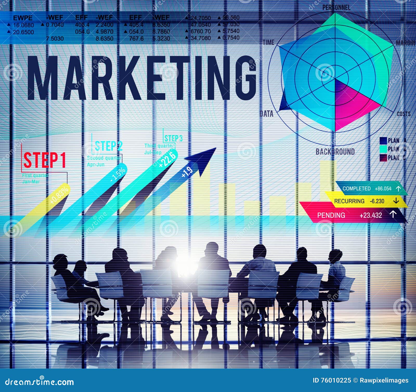 Marketing Planning Strategy Vision Advertisement Concept Stock Image ...