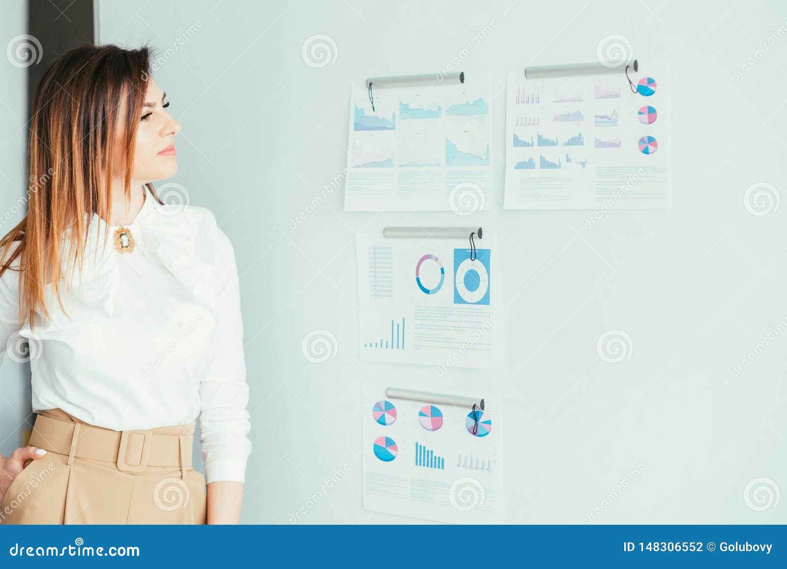 Marketing Presentation Business Woman Infographics Stock Photo - Image ... Marketing Presentation Business Woman Infographics Stock Photo - Image ...