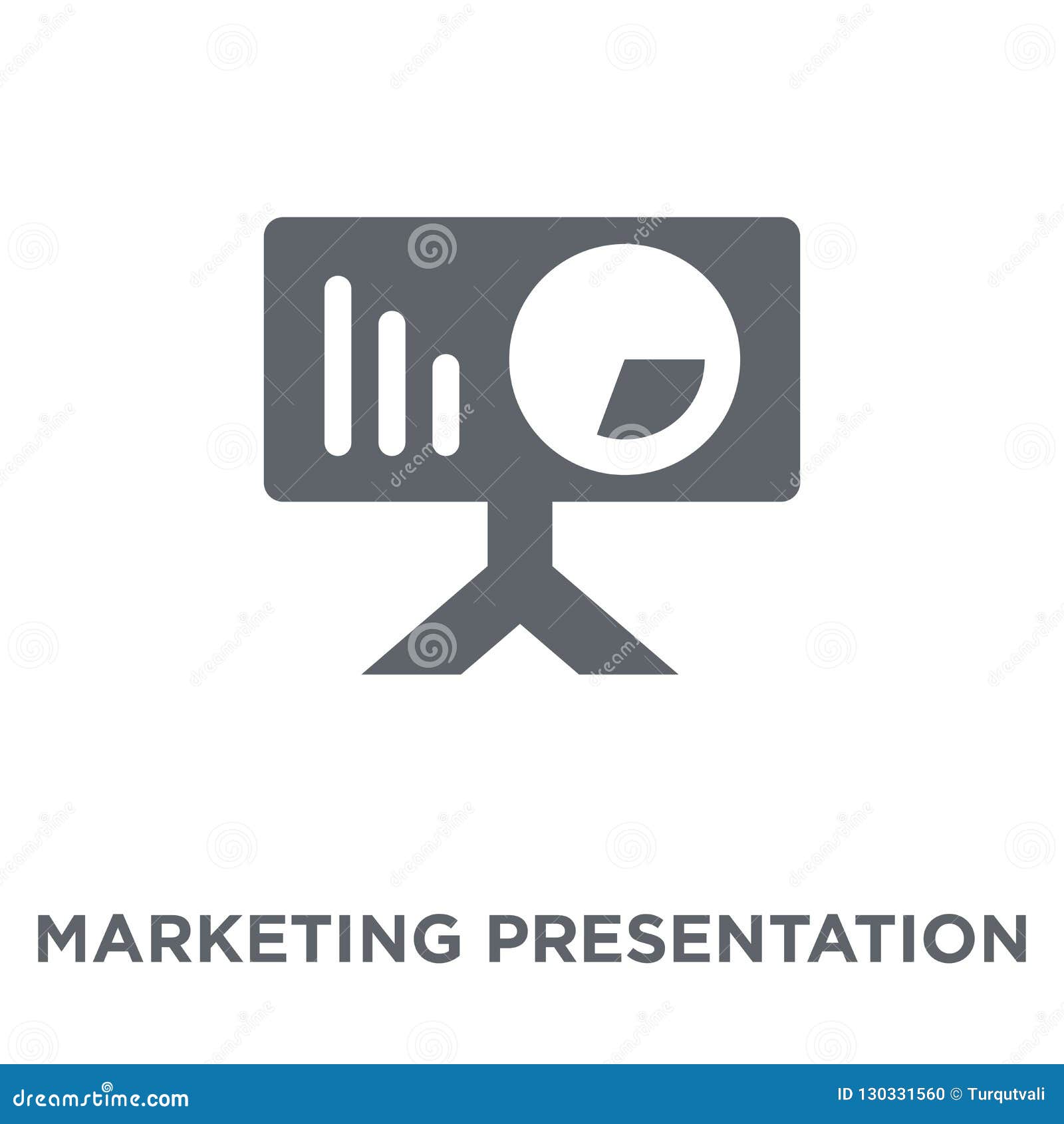 Marketing Presentation Icon from Marketing Collection. Stock Vector ...