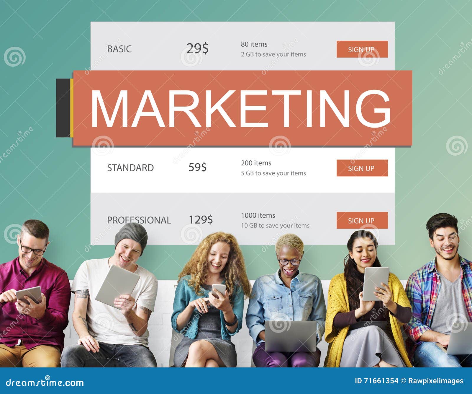 Marketing Pricing Price Promotion Value Concept Stock Photo - Image of ...