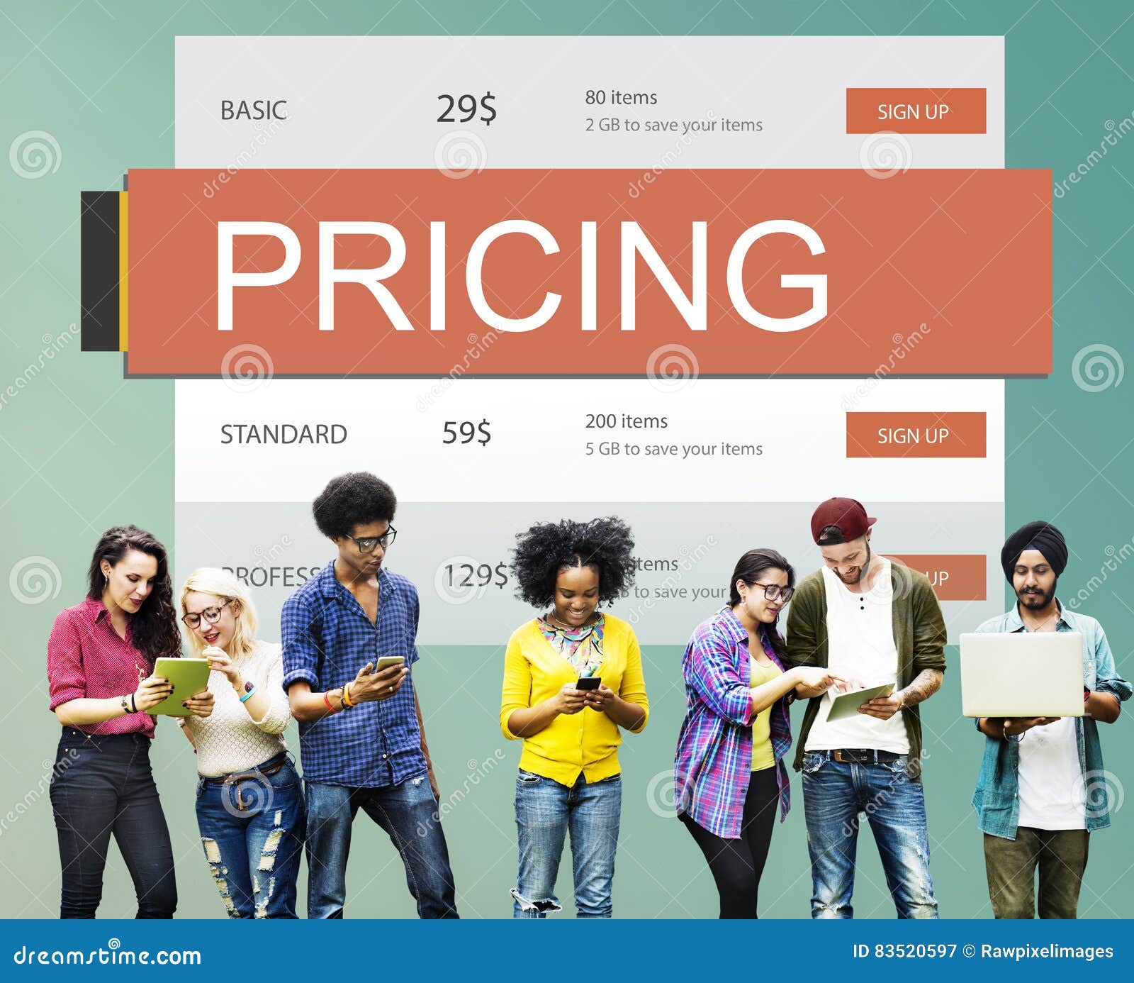 Marketing Pricing Price Promotion Value Concept Stock Image - Image of ...