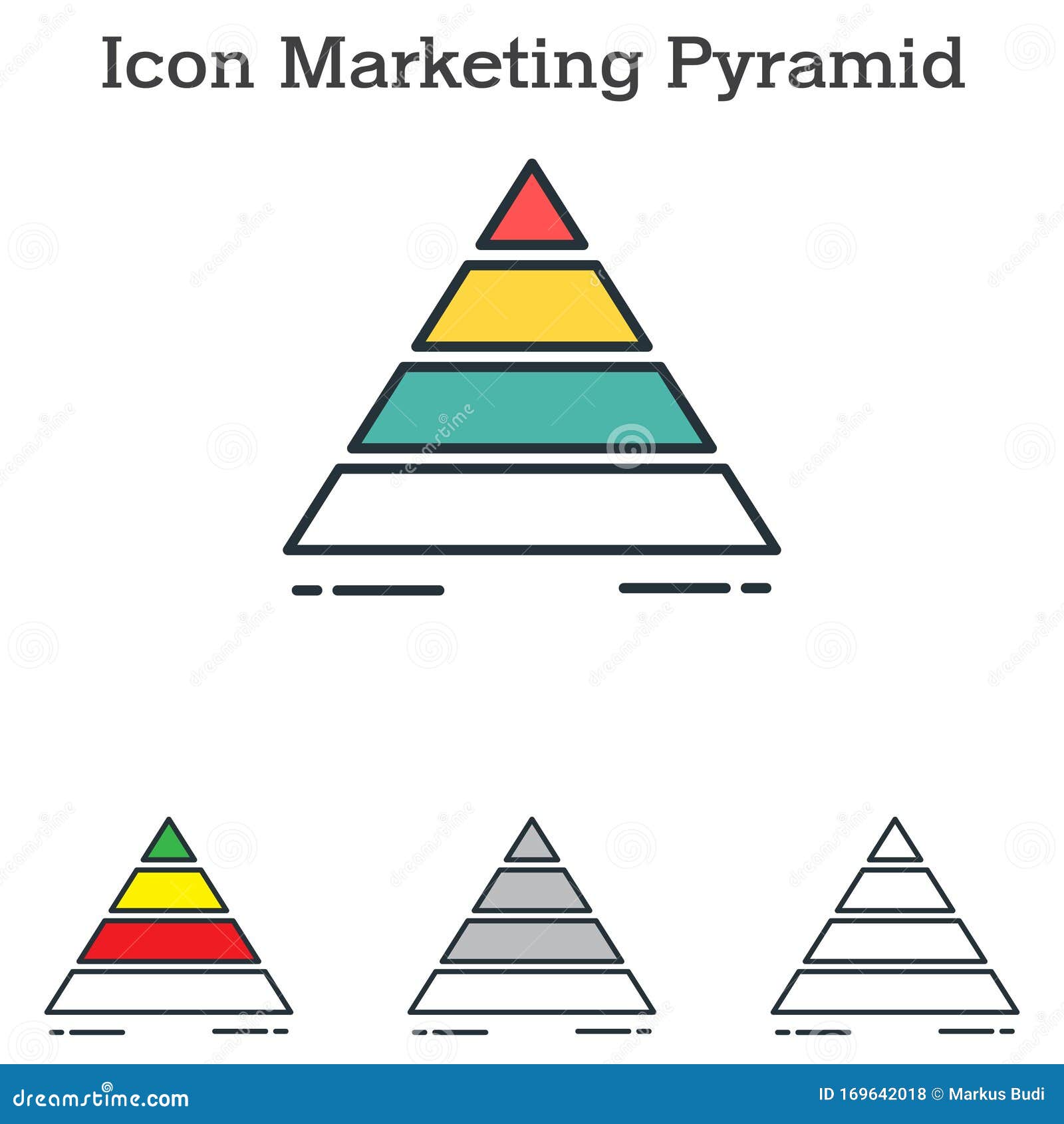 Marketing Pyramid With Arrow For Infographic. Five Levels. Business ... Marketing Pyramid With Arrow For Infographic. Five Levels. Business ...