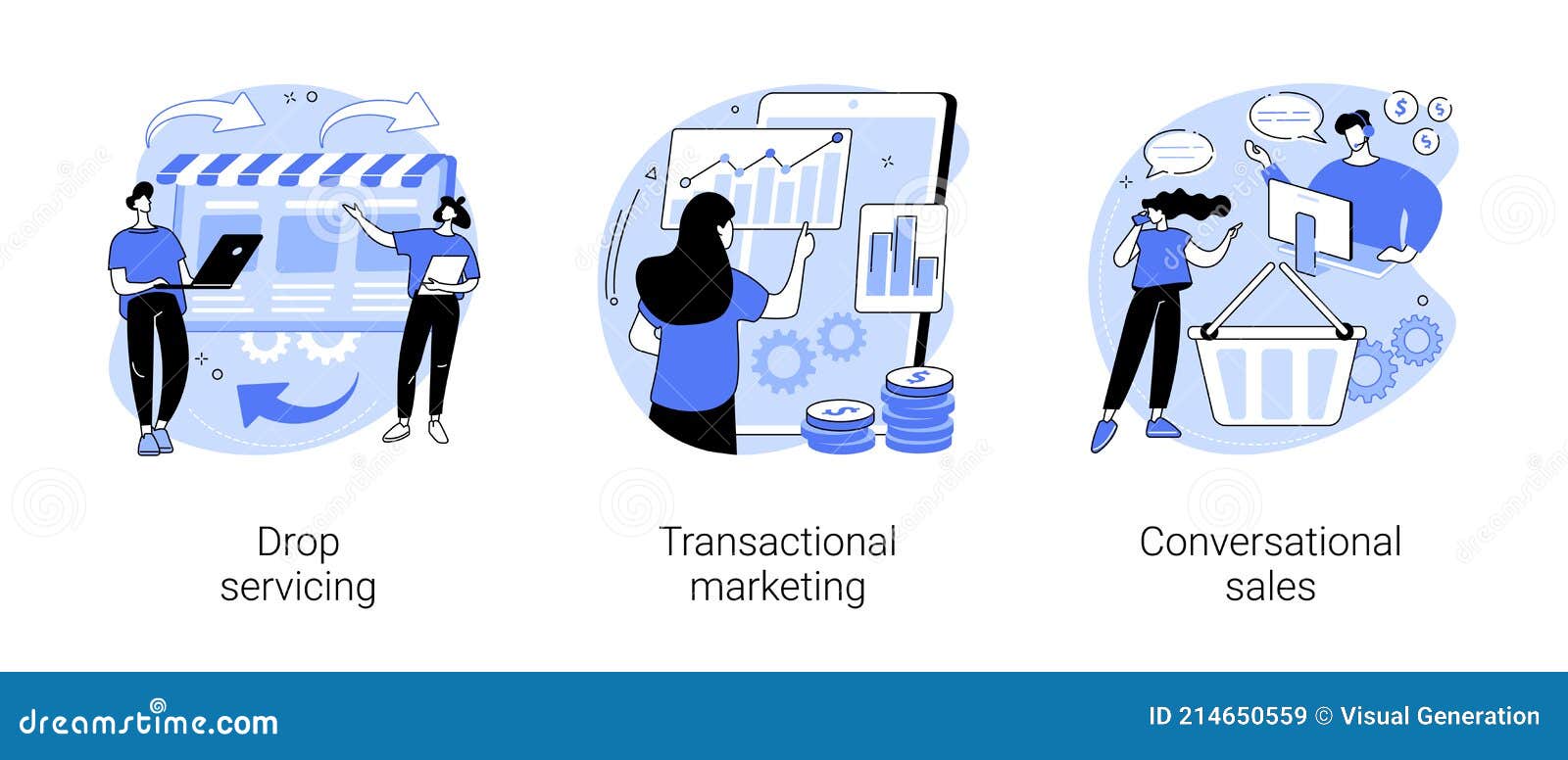 Marketing and Sales Abstract Concept Vector Illustrations. Stock Vector ...