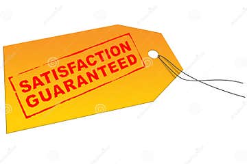 Marketing Satisfaction Guarantee Stock Illustration - Illustration of ...