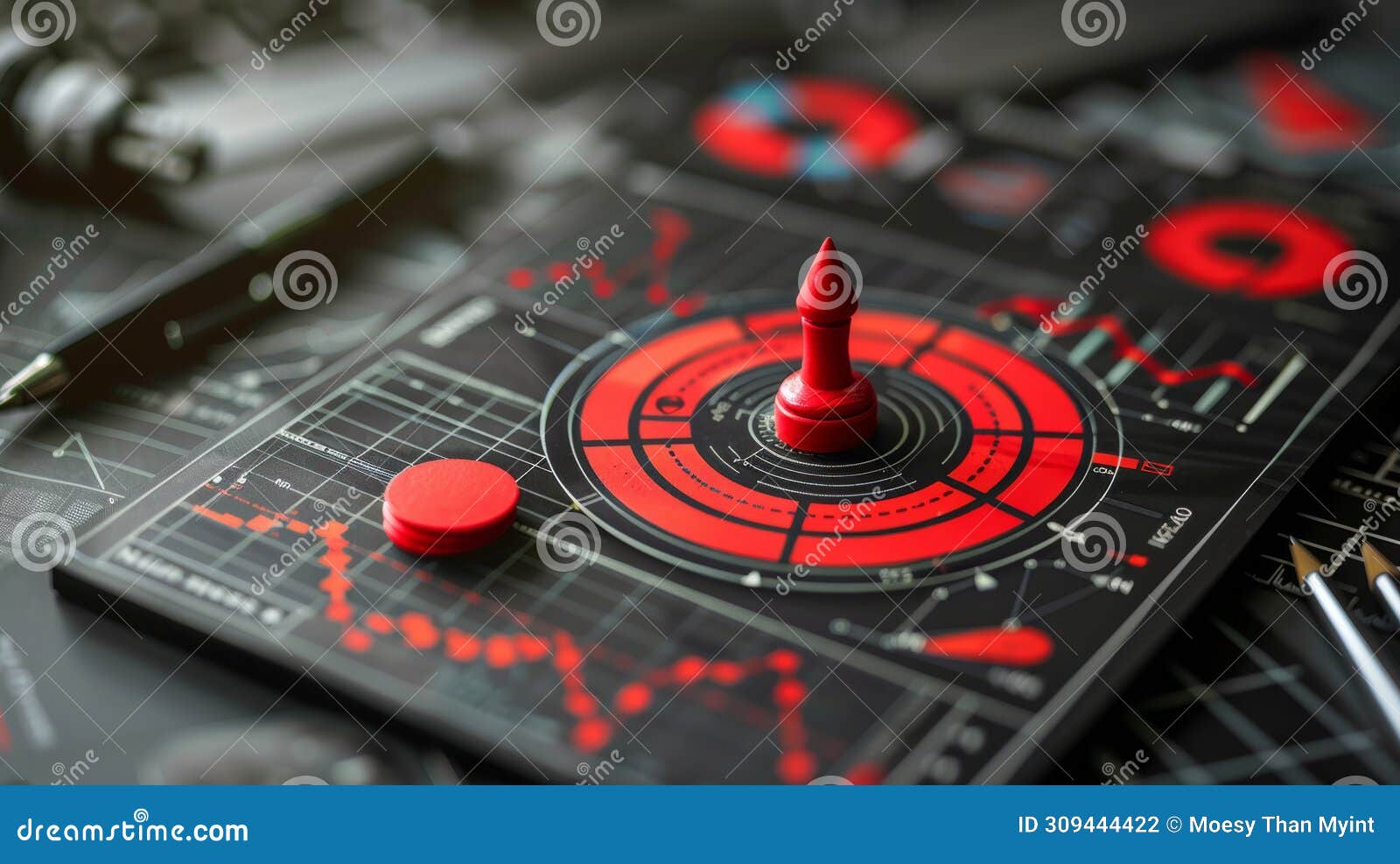 Marketing Strategy Concept: Modern Infographic Data Analyzer Stock ...