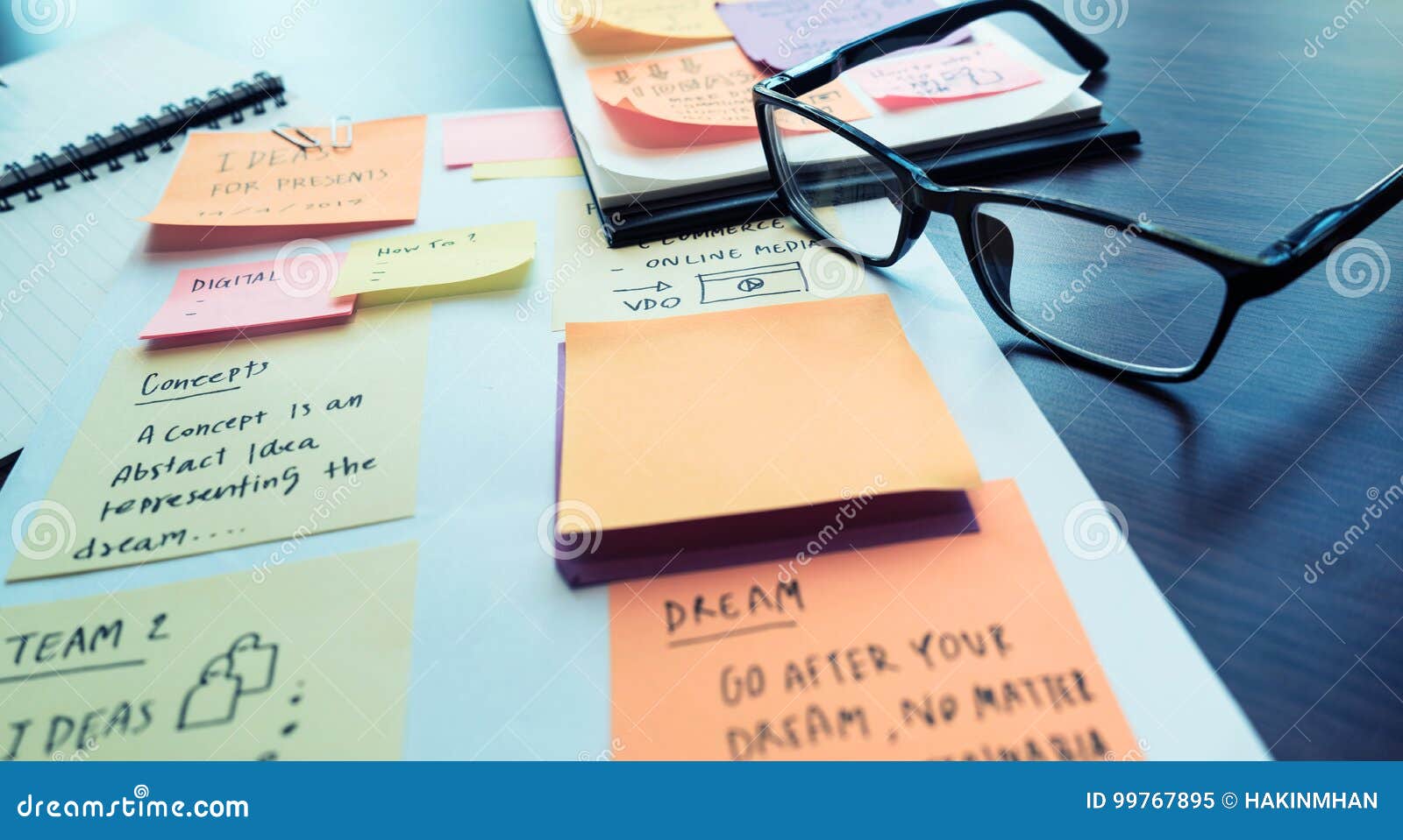 Marketing Strategy Concept with Paperwork Stock Image - Image of ...