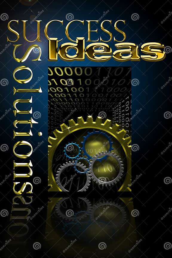 Marketing Success Solutions Stock Illustration - Illustration of ...