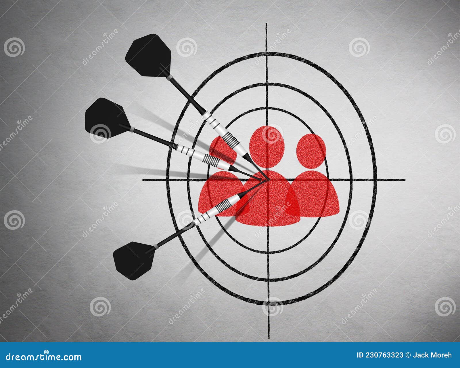 Marketing - Target Groups Concept Stock Image - Image of idea, strategy ...