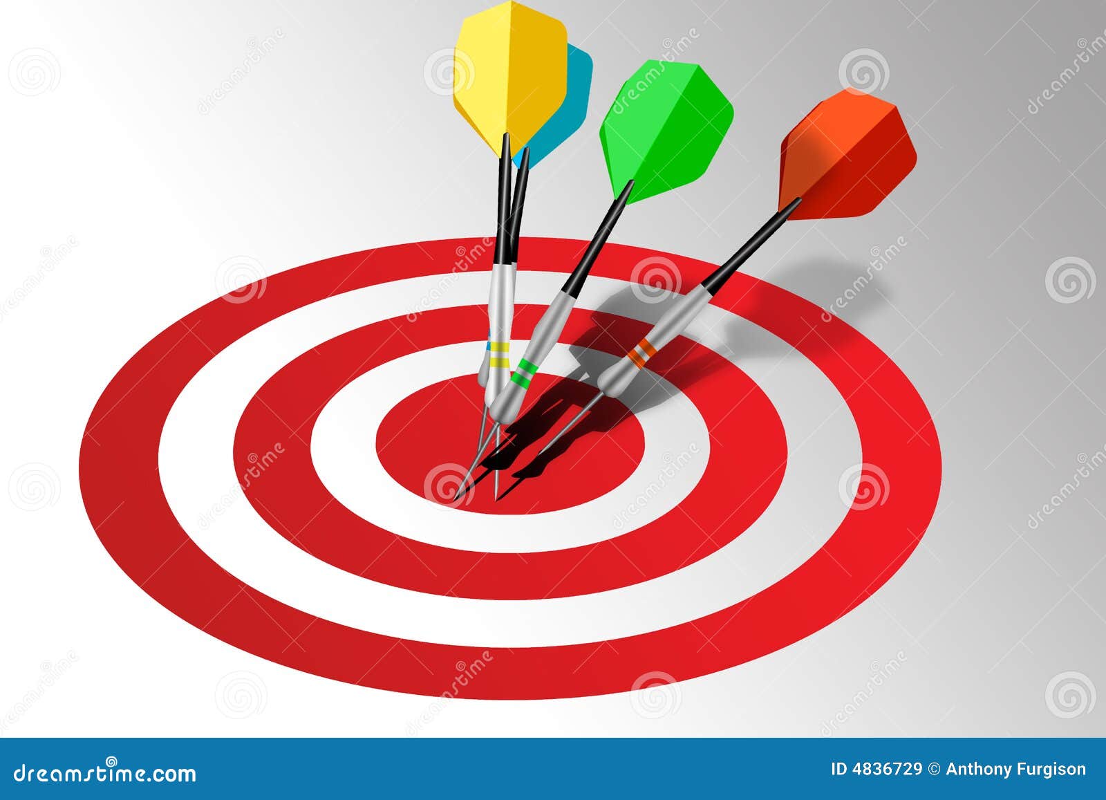 Marketing target winner #3 stock illustration. Illustration of gain ...