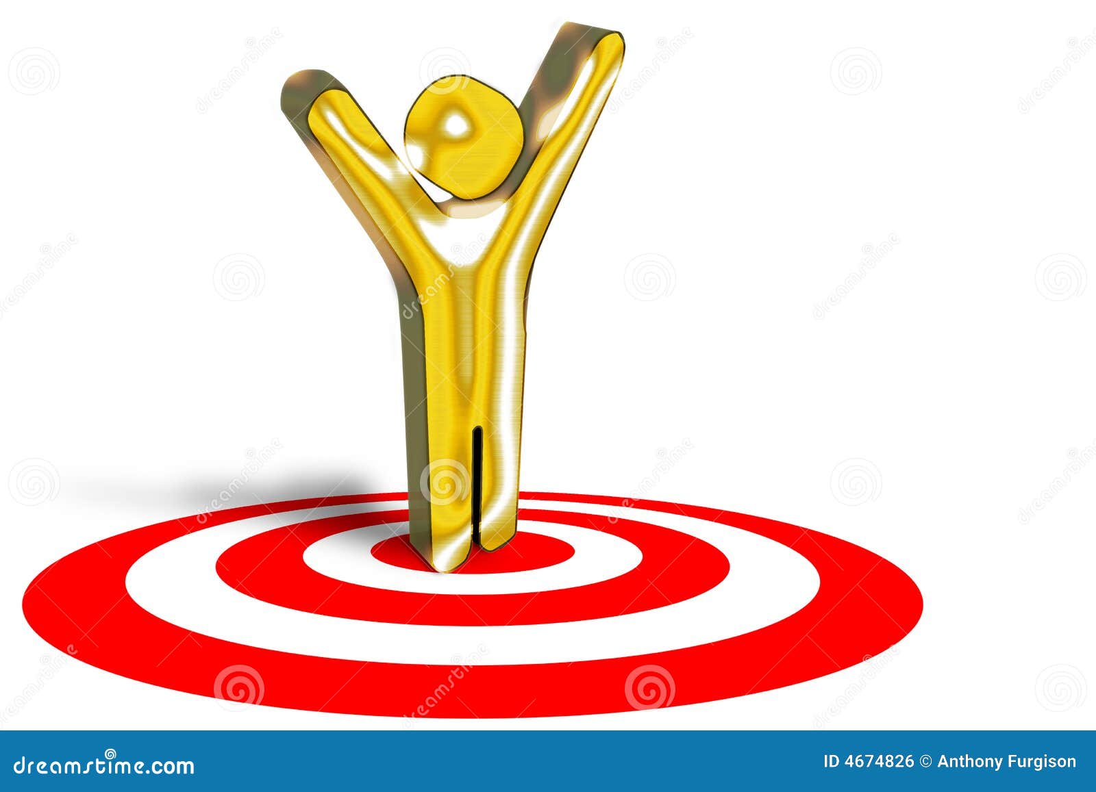 Marketing target winner stock photo. Image of creativity - 4674826