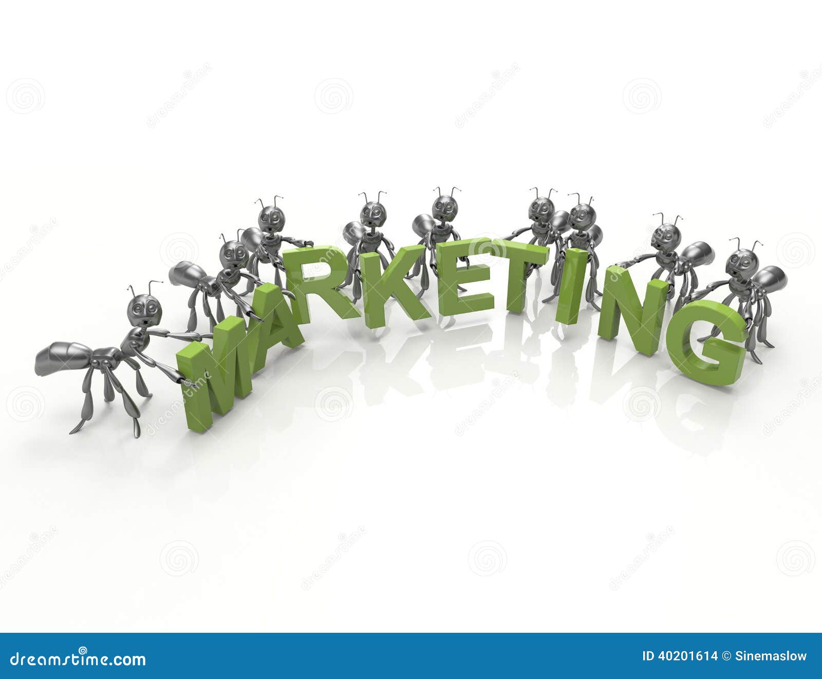 Marketing team stock illustration. Illustration of cooperation - 40201614