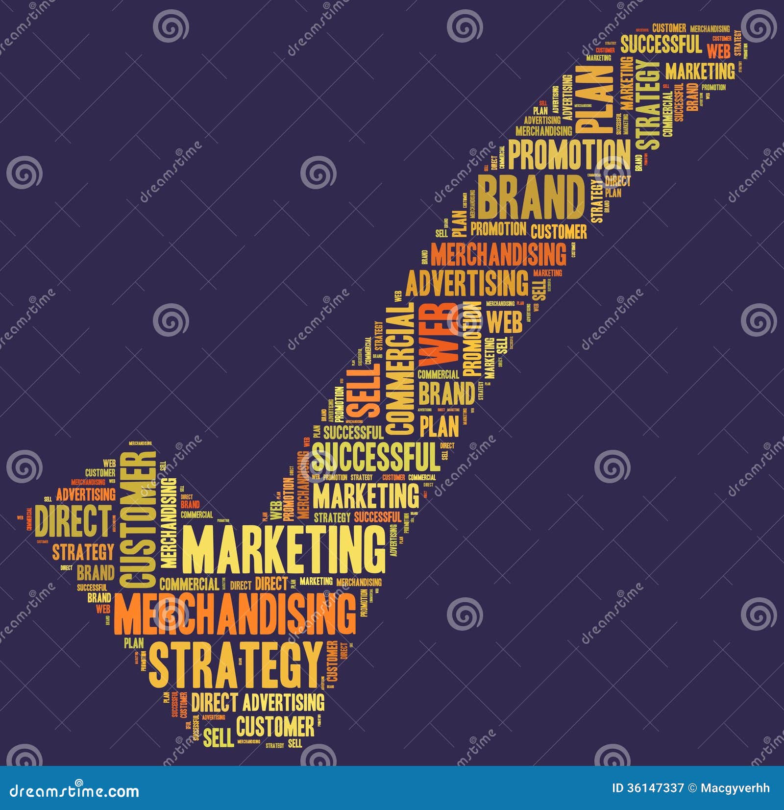 Merchandising Word With Red Banner Royalty-Free Stock Photo ...