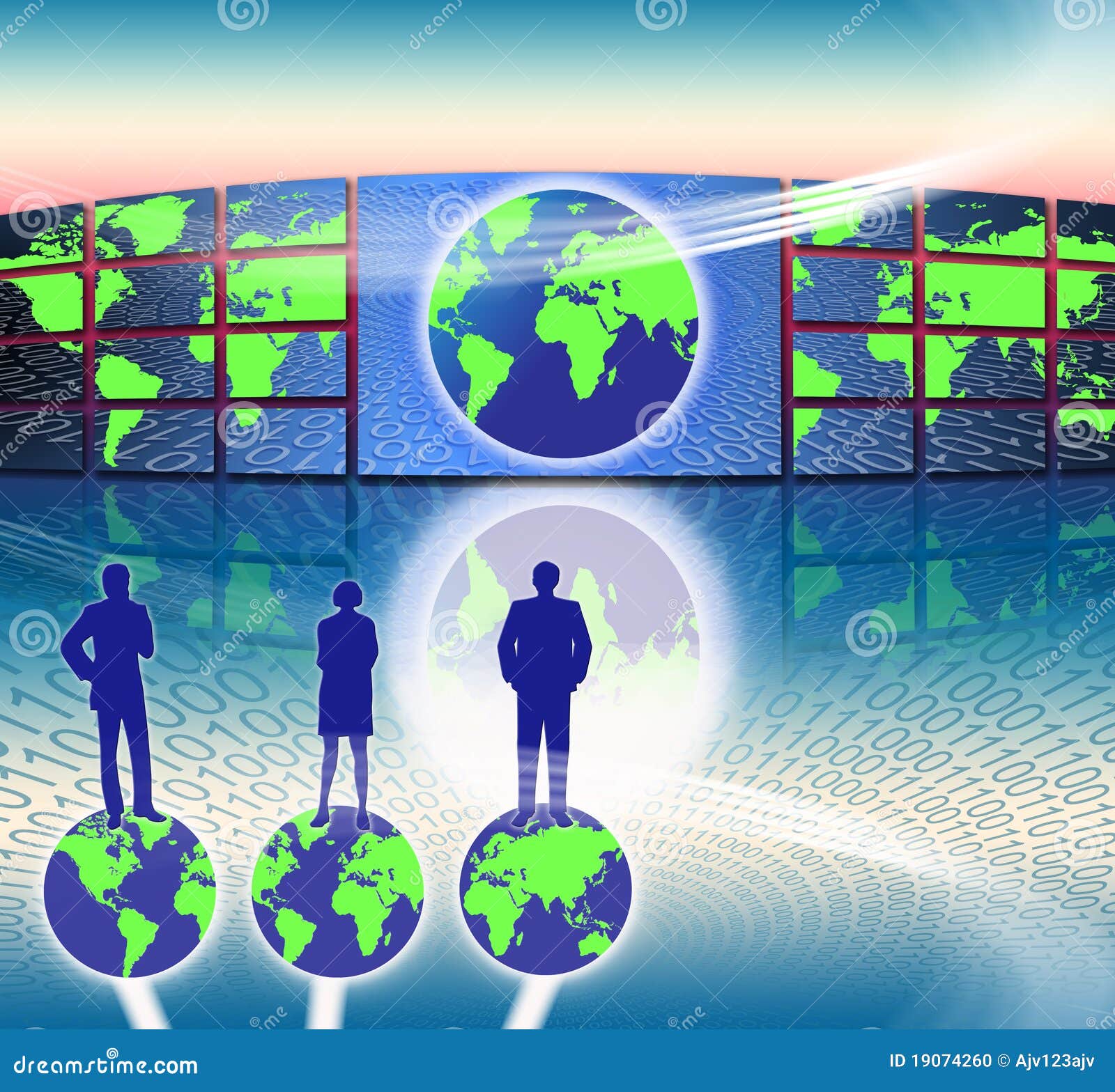 Marketing World Success stock illustration. Illustration of grand ...