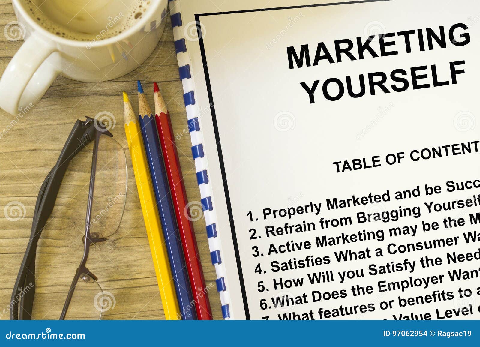 Marketing yourself concept stock photo. Image of employer - 97062954