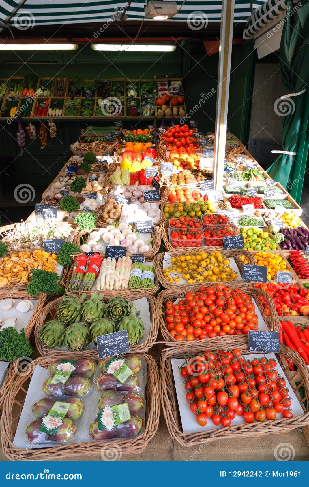 Marketplace stock photo. Image of woman, food, supermarket - 12942242