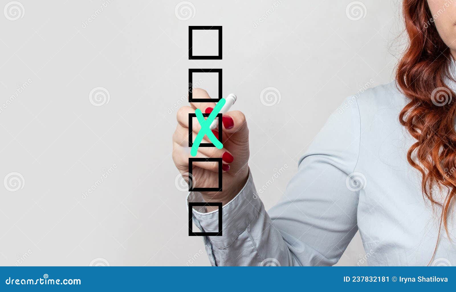 Marking on Checklist Box. Person Ticking Checkboxes with Pen on ... Marking on Checklist Box. Person Ticking Checkboxes with Pen on ...