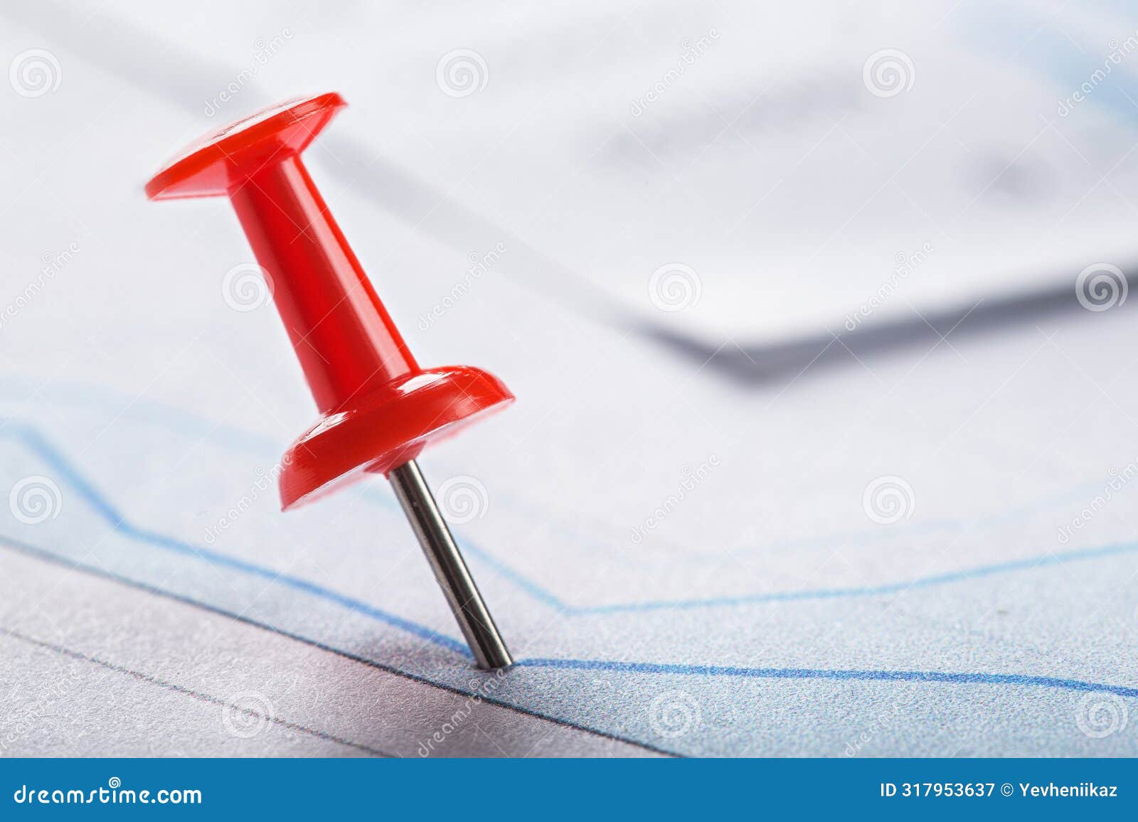 Marking Financial Chart by Pins.Share Listing and Checking Financial ...