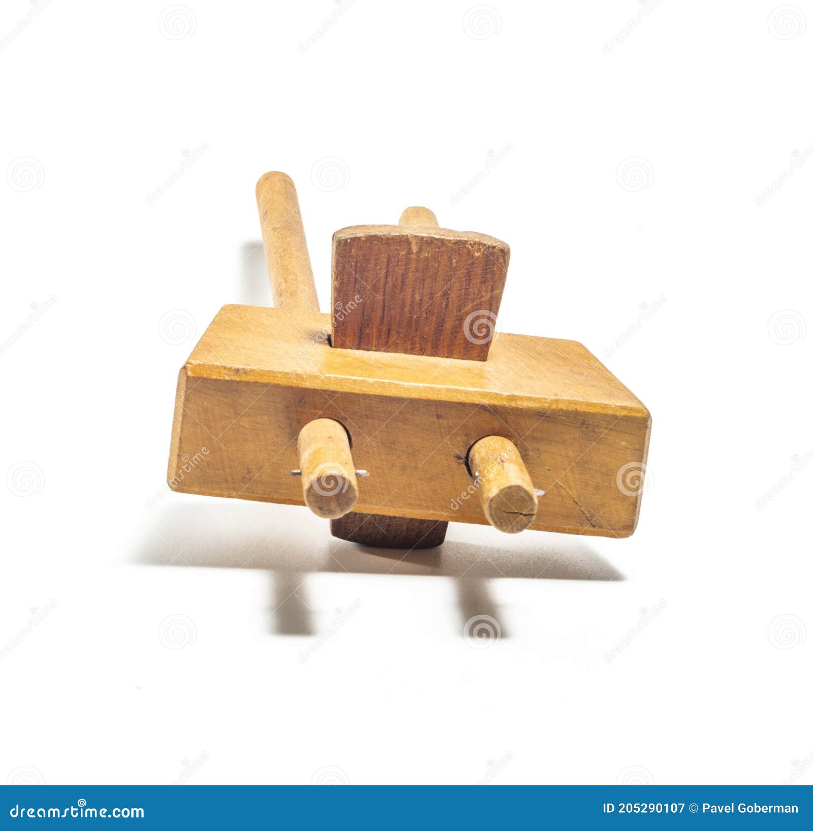 Marking Gage, a Tool for Carpenter, on White Background Stock Image ...