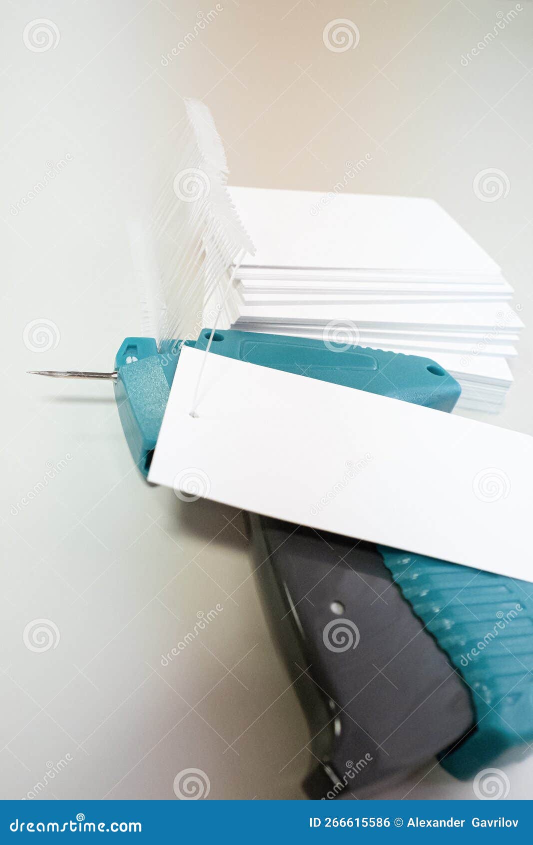Marking Gun. a Working Tool for Attaching Labels Stock Photo - Image of ...
