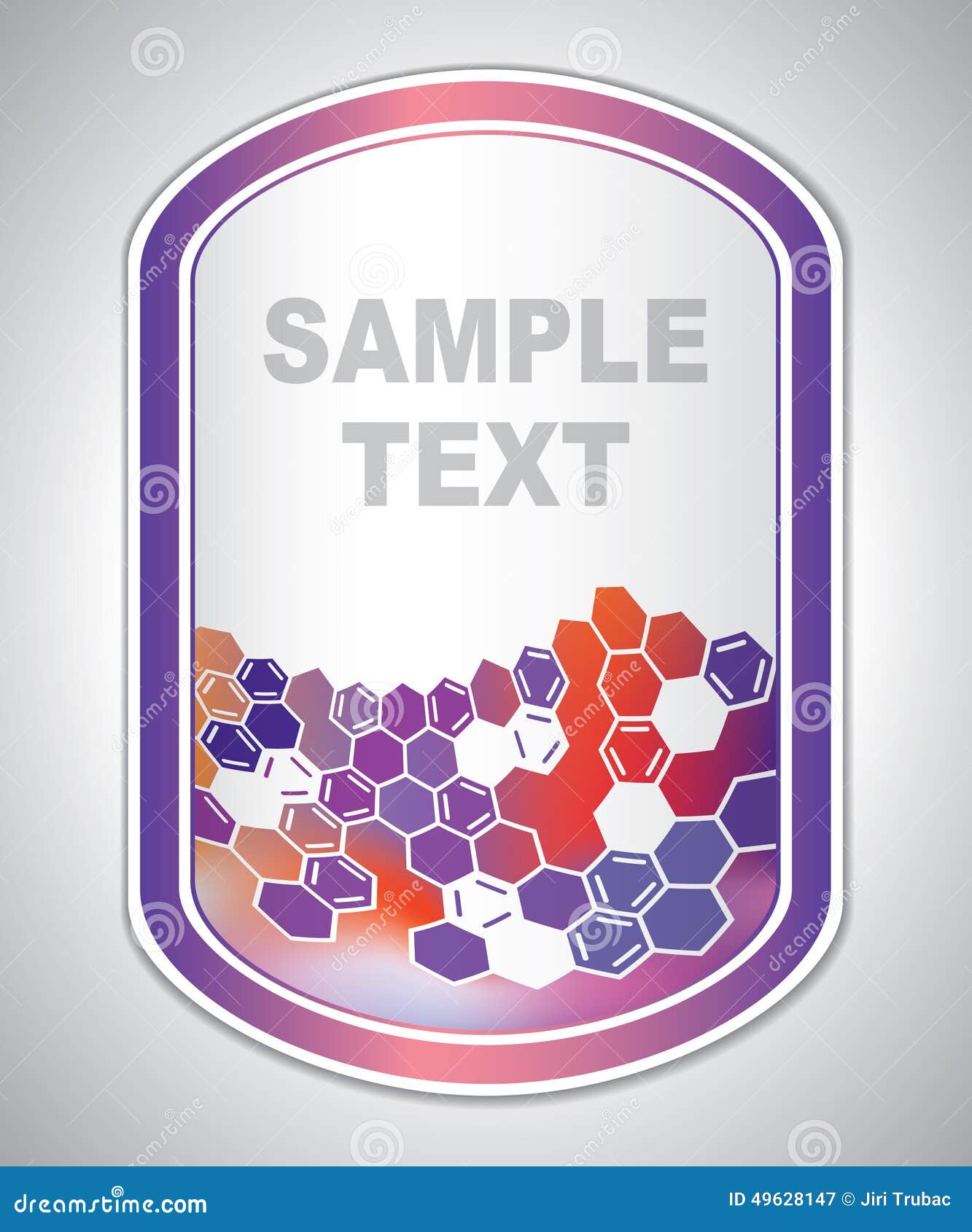 Marking Label - Laboratory Tagging - Abstract Background Stock Vector ...