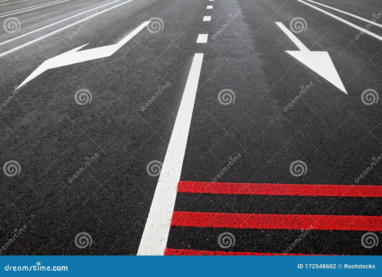 Marking Lines and Rumble Strips Stock Photo - Image of divide, growler ...