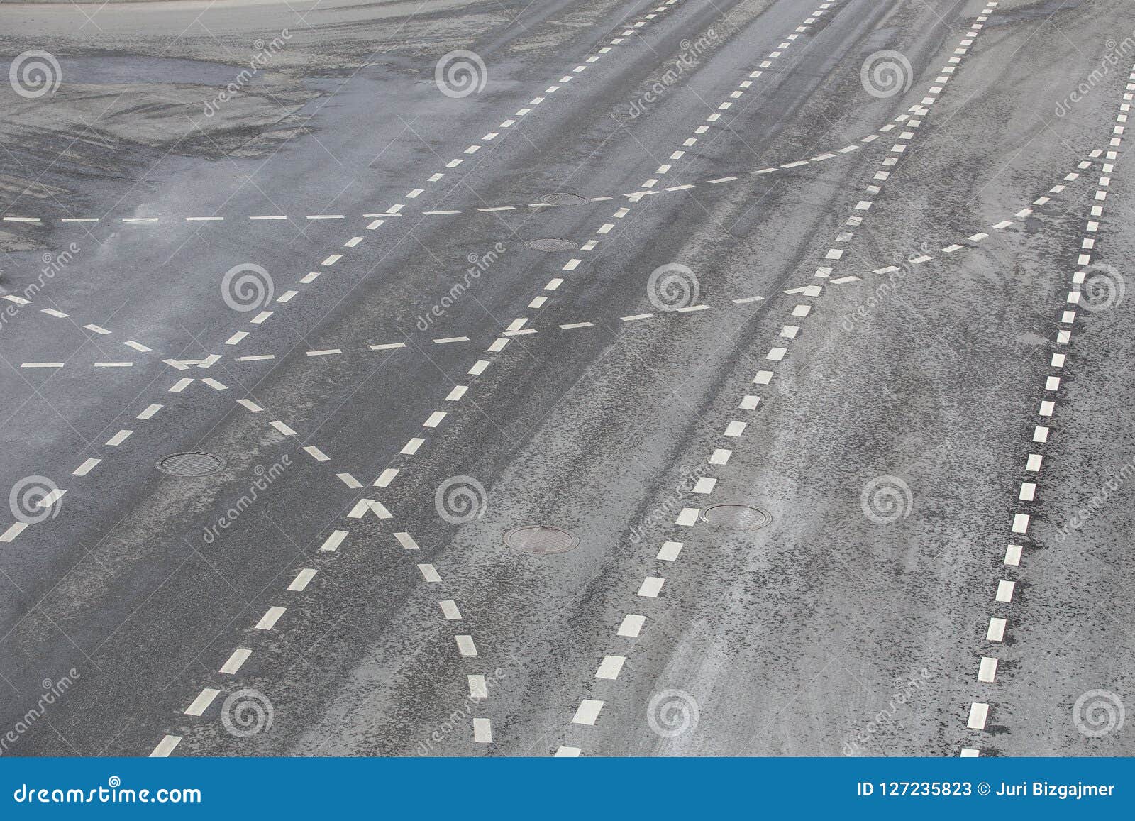 A Two-lane Asphalt Road Follows The Undulating Relief, The Surface ...