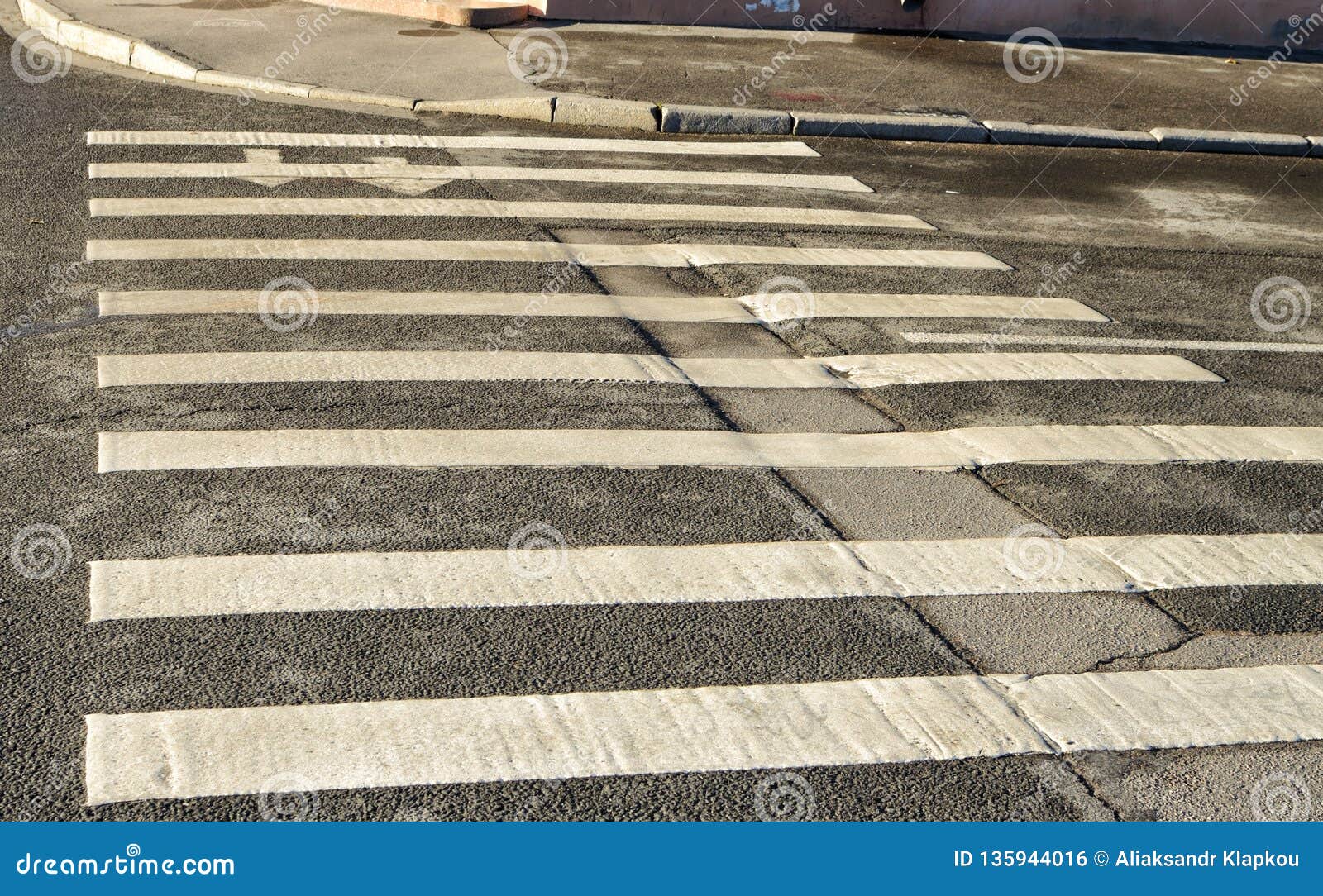 Marking Pedestrian Crossing. Stock Image | CartoonDealer.com #127823761