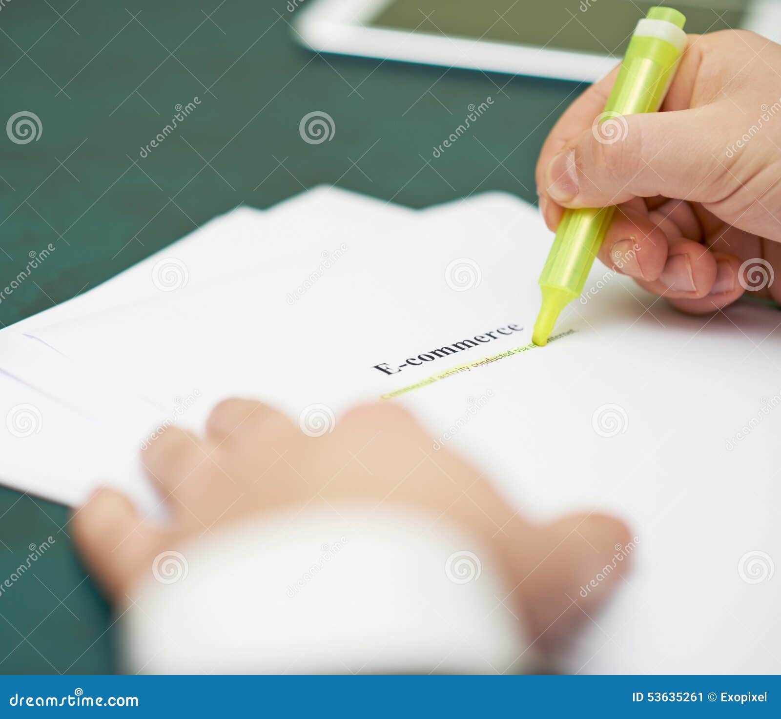 E Commerce Definition Composition Stock Photos - Free & Royalty-Free ...