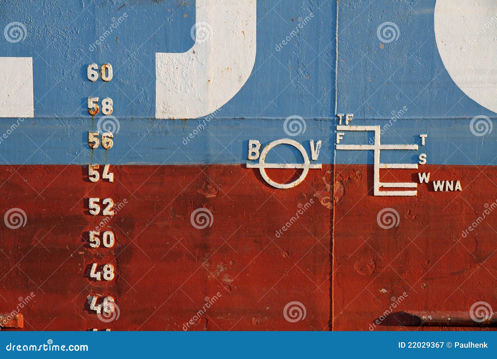 Markings on ship stock image. Image of transport, marking - 22029367