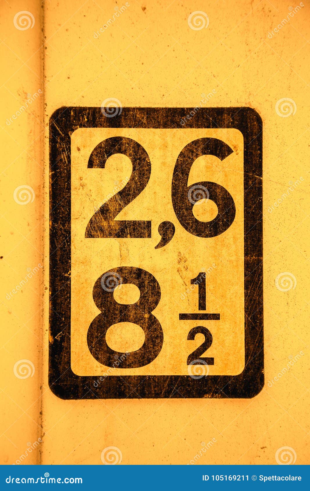 Marks on Cargo Container Door Stock Image - Image of supply, trade ...