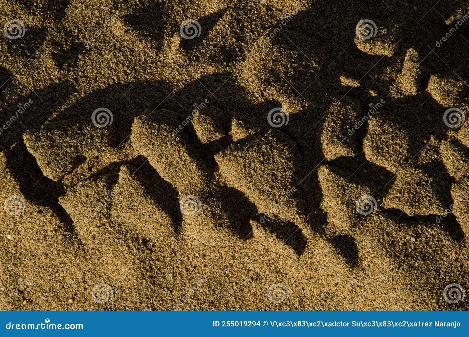 Marks in the Sand Caused by the Effects of Wind. Stock Photo - Image of ...
